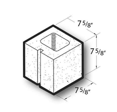 Best Block Concrete 8 X 8 X 8 Inch Regular Half Concrete Block At Sutherlands