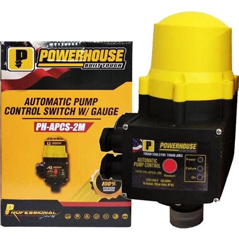 Powerhouse Ph Apcs 2m Automatic Pump Control Switch With Gauge Ultimate Tools Complete