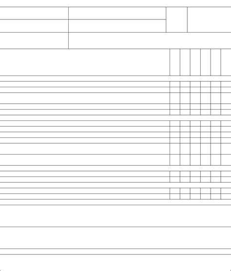 Presentation Assessment Form In Word And Pdf Formats