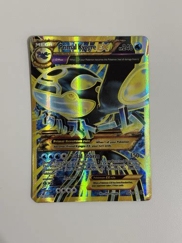 Primal Kyogre Ex Shiny Full Art 96 98 Xy Ancient Origins Holo Ebay