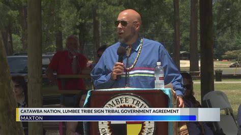 Historic Agreement Signed Between Catawba Nation And Lumbee Tribe Of