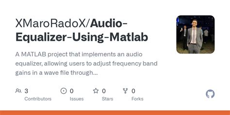 Github Xmaroradoxaudio Equalizer Using Matlab A Matlab Project That
