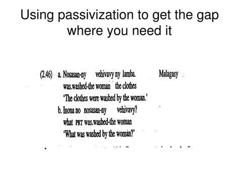 Ppt Long Distance Dependencies Filler Gap Constructions And Relative Clauses Powerpoint