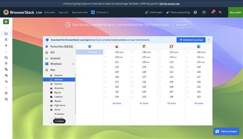 enabling javascript on safari browserstack