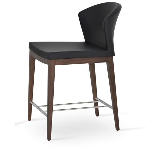 Black Low Back Counter Stools Capri Your Bar Stools Canada