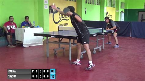 Jojo Calma Vs Jayson Sayson Practice Match 10192020 🇵🇭 🏓 Youtube