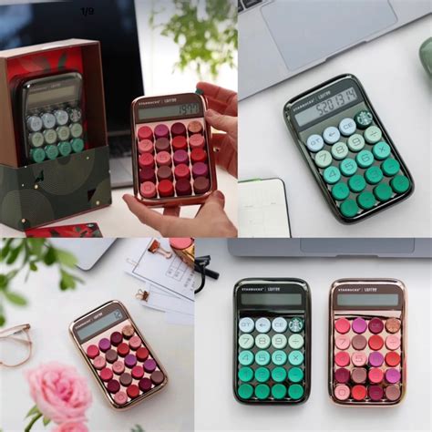 [約三到四周到貨]中國大陸 星巴克 Starbucks Lofree 計算機 計算器 辦公室用品 辦公 文具 糖豆 蝦皮購物