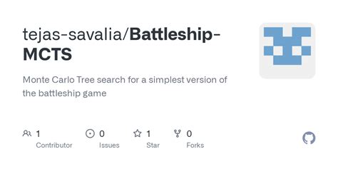 GitHub Tejas Savalia Battleship MCTS Monte Carlo Tree Search For A Simplest Version Of The