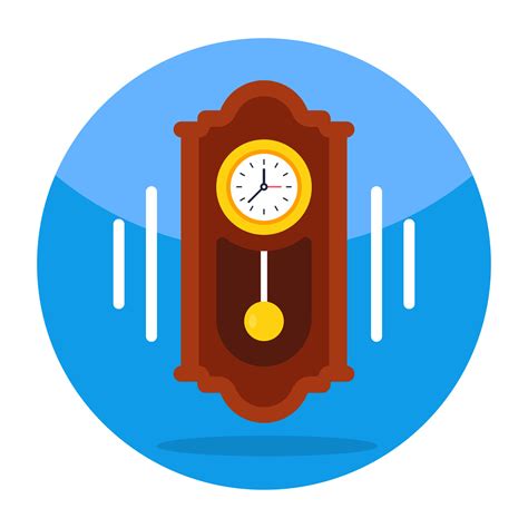 Modern Design Icon Of Pendulum Clock Vector Art At Vecteezy