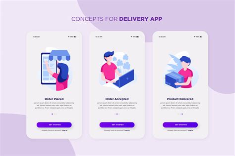 Delivery App UI Concepts On Behance