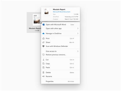 File Explorer Context Menu V2 By Michael West On Dribbble