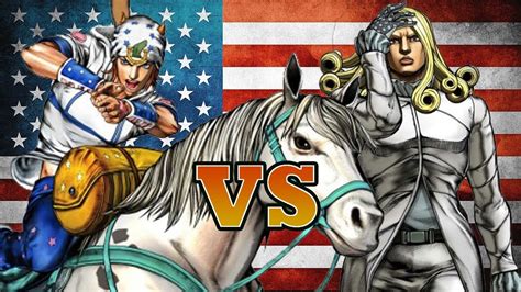 Johnny Joestar Vs Funny Valentine Youtube