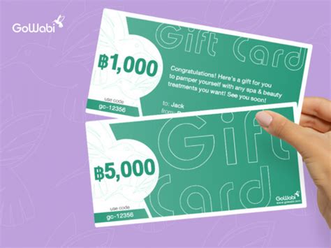 ของขวัญสำหรับคนยุคใหม่ Gowabi T Voucher ถูกใจผู้ให้ ตามใจผู้รับ