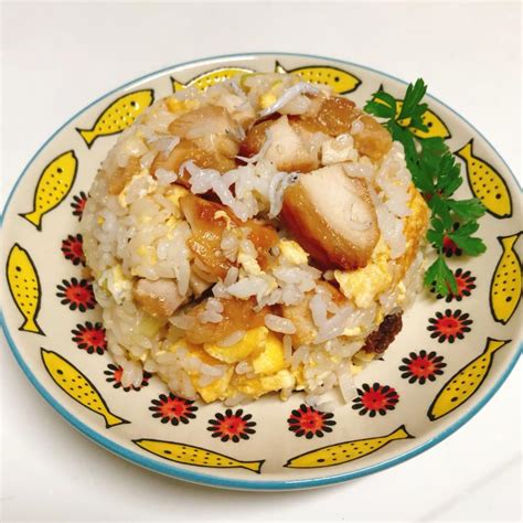 レシピ「てり焼きチキンとしらすの炒飯」てり焼きチキンステーキの炒飯です。美味しいですよ！ 冷凍食品の冷食com