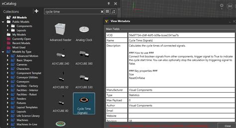 Where Is The Cycle Time Calculator General Questions Visual Components The Simulation