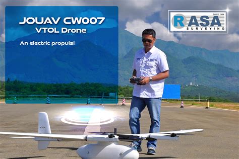 Rasa Surveying Our Jouav Cw 007 Vtol Drone Is A Uav That