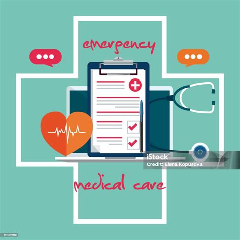 의학 응급 처치 및 건강 관리의 개념 평면 스타일의 의학 및 건강 관리 개념 컬러 중립적 인 배경에 의료 용품이있는 건강 관리 기호 건강 진단에 대한 스톡 벡터 아트 및