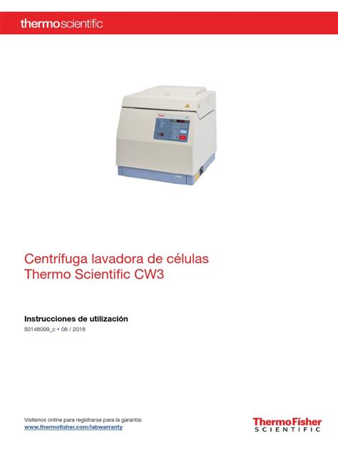 50148099 C Cw3 Es Centrifuga Inmunohematologica Pdf Laboratorios