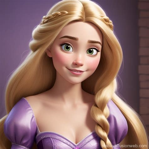 Disney Pixar Style Princess Rapunzel Stable Diffusion Online