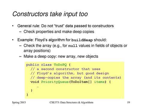 cse373 data structures and algorithms lecture 25 software design