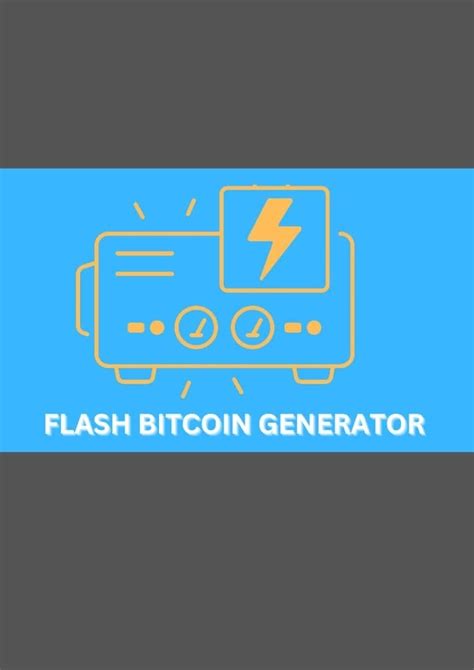 How To Flash Bitcoin Buy The Best Flash Bitcoin By Flash Bitcoin And