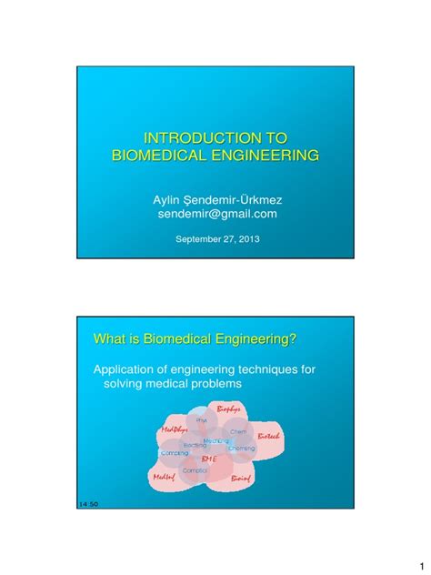 Introduction To Biomedical Engineering Pdf Homeostasis Biomedical