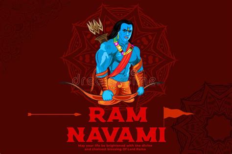 Ram Navami Vector Illustration Stock Vector Illustration Of Navami