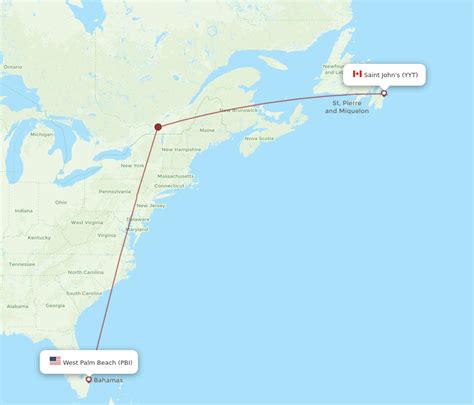 Flights From St Johns To West Palm Beach Yyt To Pbi Flight Routes