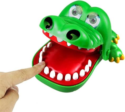 Amazon Zomtop 痛いワニ 危機一発 罠ランダム噛むワニ ワニワニパニックおもちゃ 口歯咬合虫歯探し 宴会 くじ引き罰ゲーム