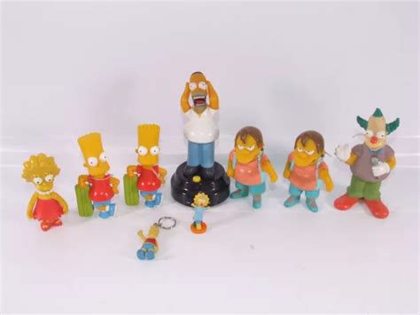 The Simpsons Burger King Collectable Figures 2000s Krusty Homer Bart