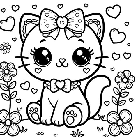 Dibujos De Gatos Para Colorear Peque Aulas