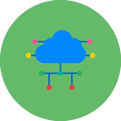 Una Nube Azul Con Una Nube Azul En Ella Vector Premium