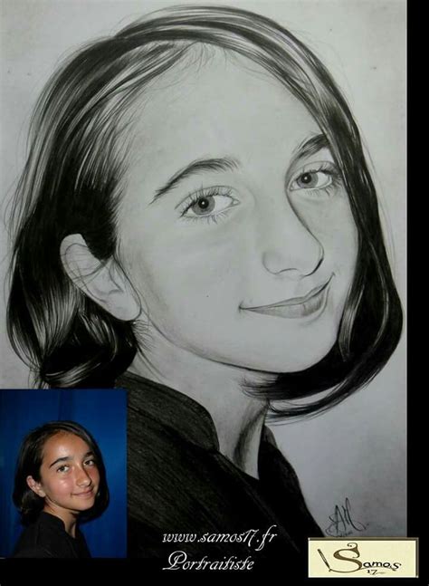Portrait Enfant Au Crayon Samos17 Fr Portraitiste Crayon Drawing