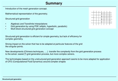 ppt mesh generation concept structured grids v selmin powerpoint