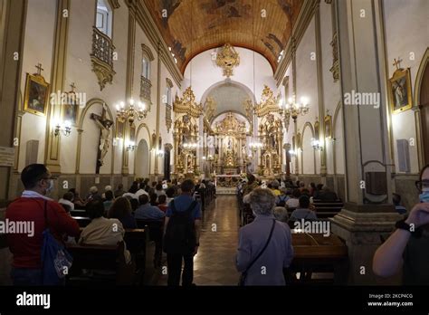 A Mass In Honor Of Saint Francis Of Assisi On The Saints Feast Day In
