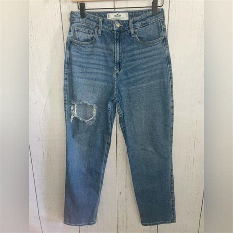 Hollister Jeans Womens Hollister Ultra High Rise Mom Jean Curvy