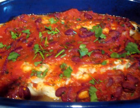 Serenas Medium Rare Low Fat Mexican Baked Cod