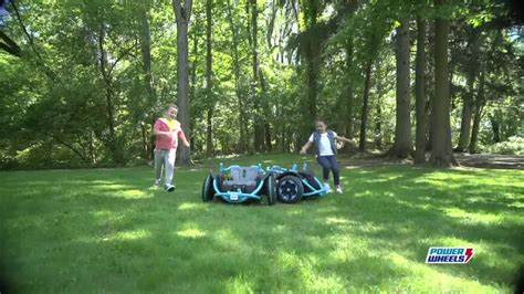 Power Wheels Wild Thing 360 Spinning Ride On Vehicle Blue 12v