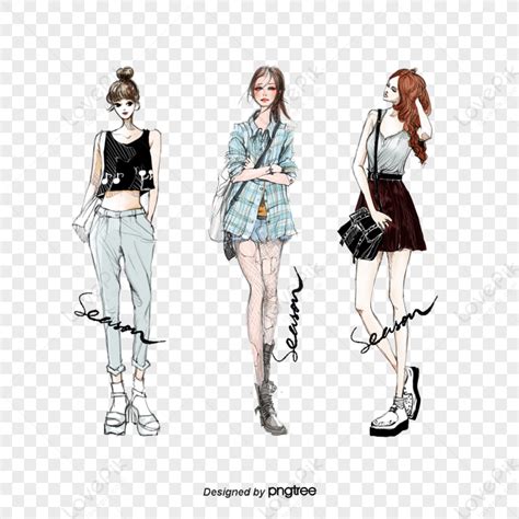세 명의 외국 미녀 섹시한 아름다움 외국인 Png 일러스트 무료 다운로드 Lovepik