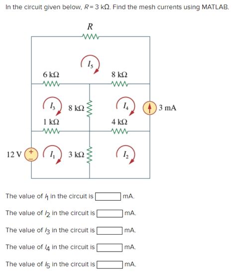 Solved In The Circuit Given Below R3 Mathrm K O