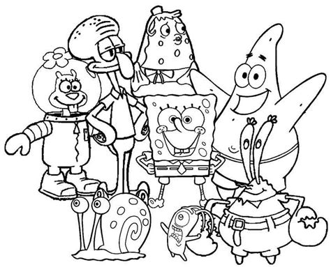 ۲۵ نقاشی باب اسفنجی برای رنگ آمیزی کودکان، سرگرمی لذت بخش برای کودک • مجله تصویر زندگی