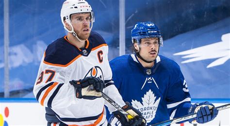 Maple Leafs Matthews Oilers Mcdavid Both Questionable For Showdown
