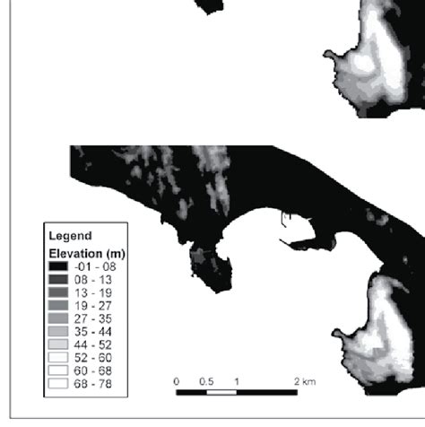 Elevation Distributions In Srtm 30 M Abmp 10 K And Lidar Dems