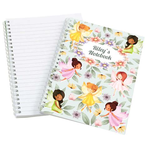 Fairies Personalised Notebook Mulberry Bush Personalised Collection