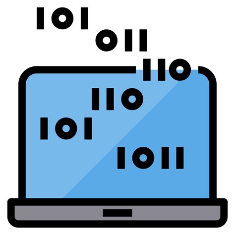 Binary Code Coding Development Programming Technology Web Icon