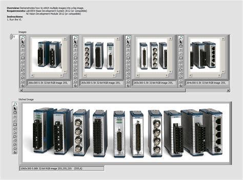 Stitch Images Together In Labview With Vision Development Module Ni