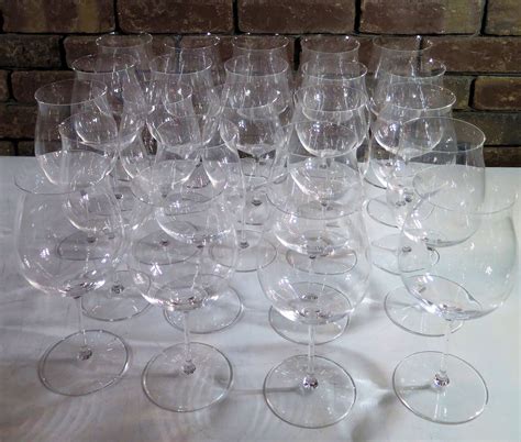 Qty 23 Riedel Restaurant Wine Glasses 10h Oahu Auctions