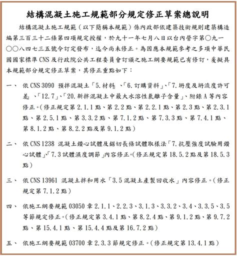 ARCHI SYS TECH 結構混凝土施工規範