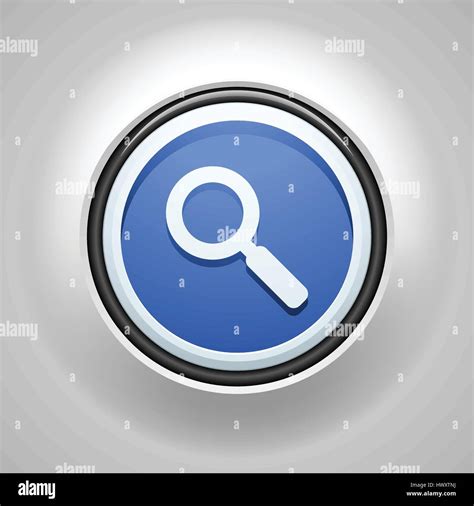 Search Magnify Glass Button Illustration Stock Vector Image And Art Alamy
