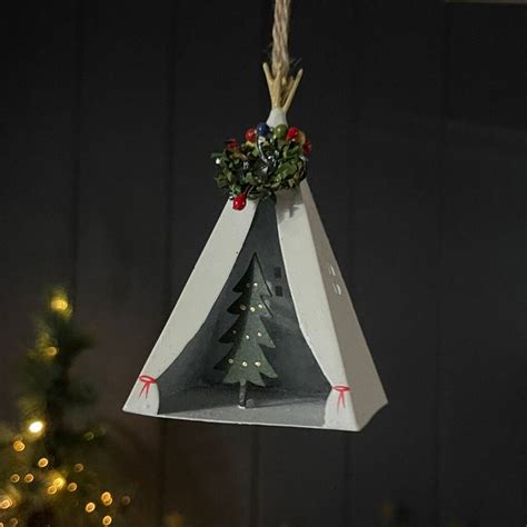 Christmas Tipi Hanging Christmas Decoration By Nest Ts
